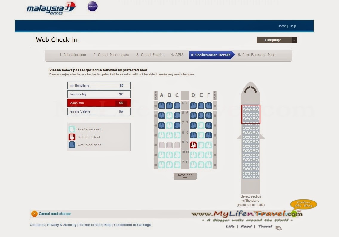 马航航空公司 - 如何在线 / 网站 / 自助办理登机手续