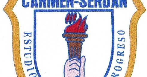 escudo esc. carmen cerdan: escudo escuela carmen serdan