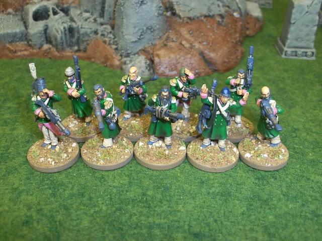 Adventures In Miniature Gaming: Painted Renegade Imperial Guard Conscripts