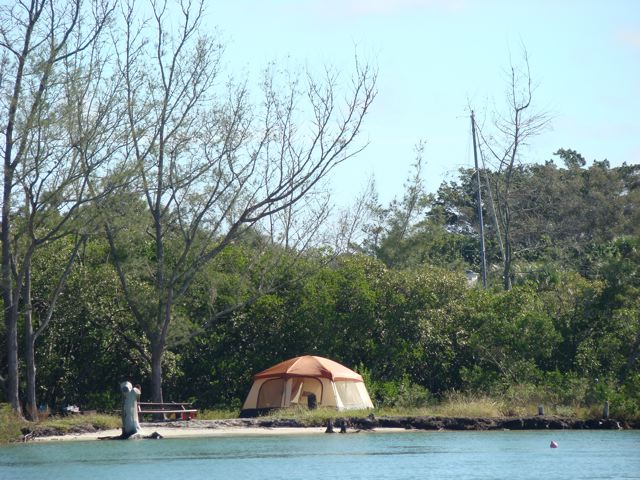 Southwest Florida Shoreline Studies: Camping on Rattlesnake Key near ...