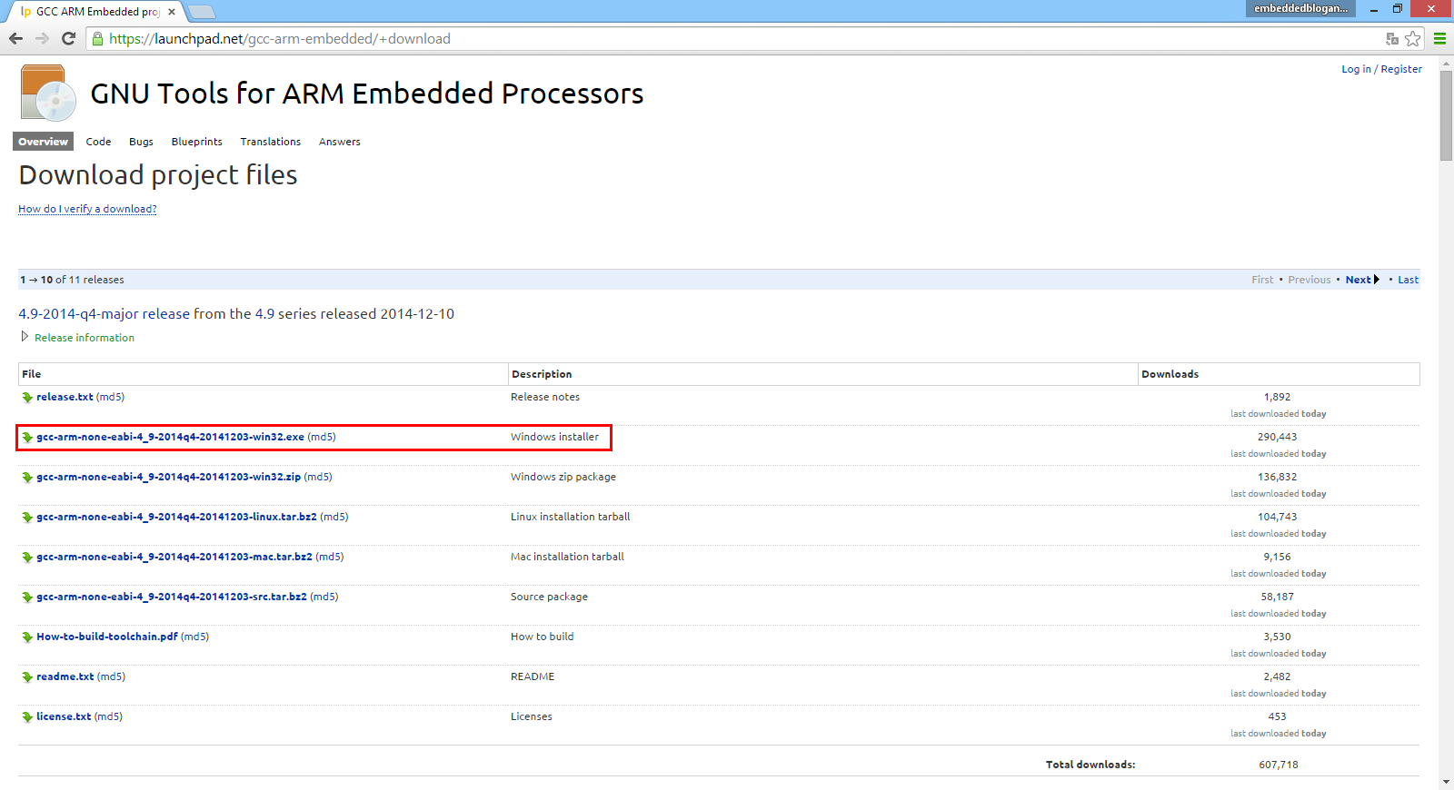 embedded: Installation Toolchain ARM Cortex M0/M3/M4