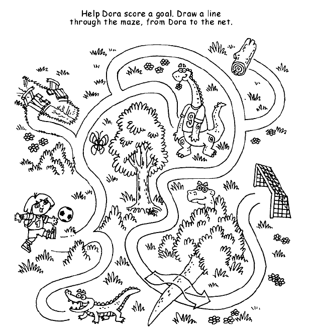 Aprende Brincando: Labirintos da Dora Exploradora