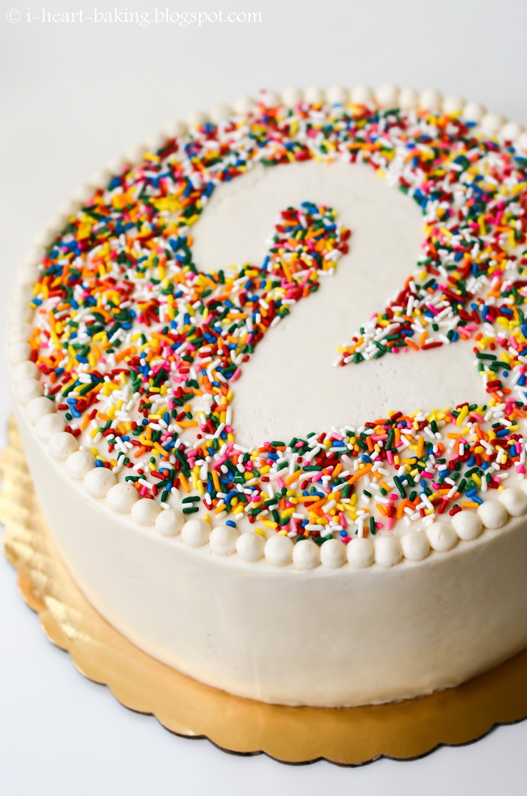 Rainbow Sprinkle Cake