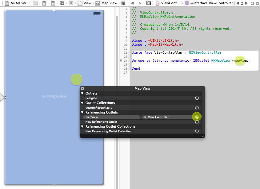 KH的程式世界: [iOS] 標示位置 MKMapView & MKPointAnnotation