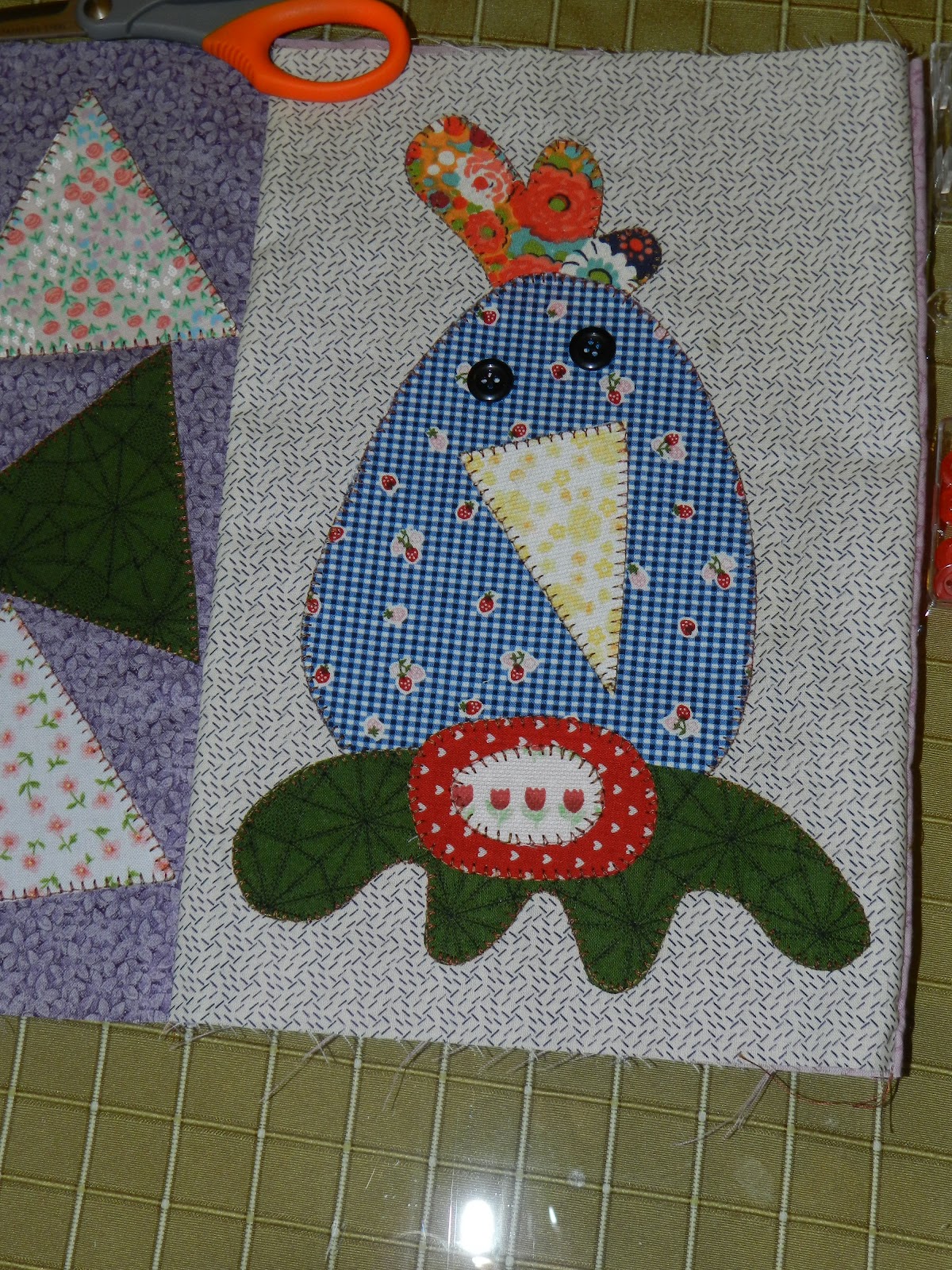 1 GALLINA + 1 GALLINA = 2 GALLINASTRAPITOS de COLORES - PATCHWORK