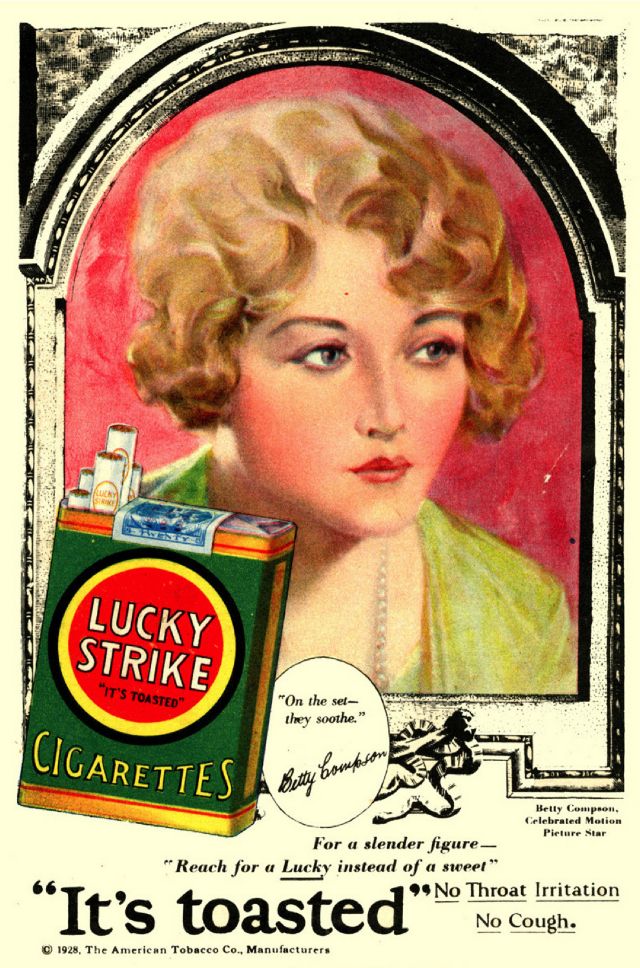 40 Vintage Tobacco Advertisements Featuring Female Movie Stars From the ...