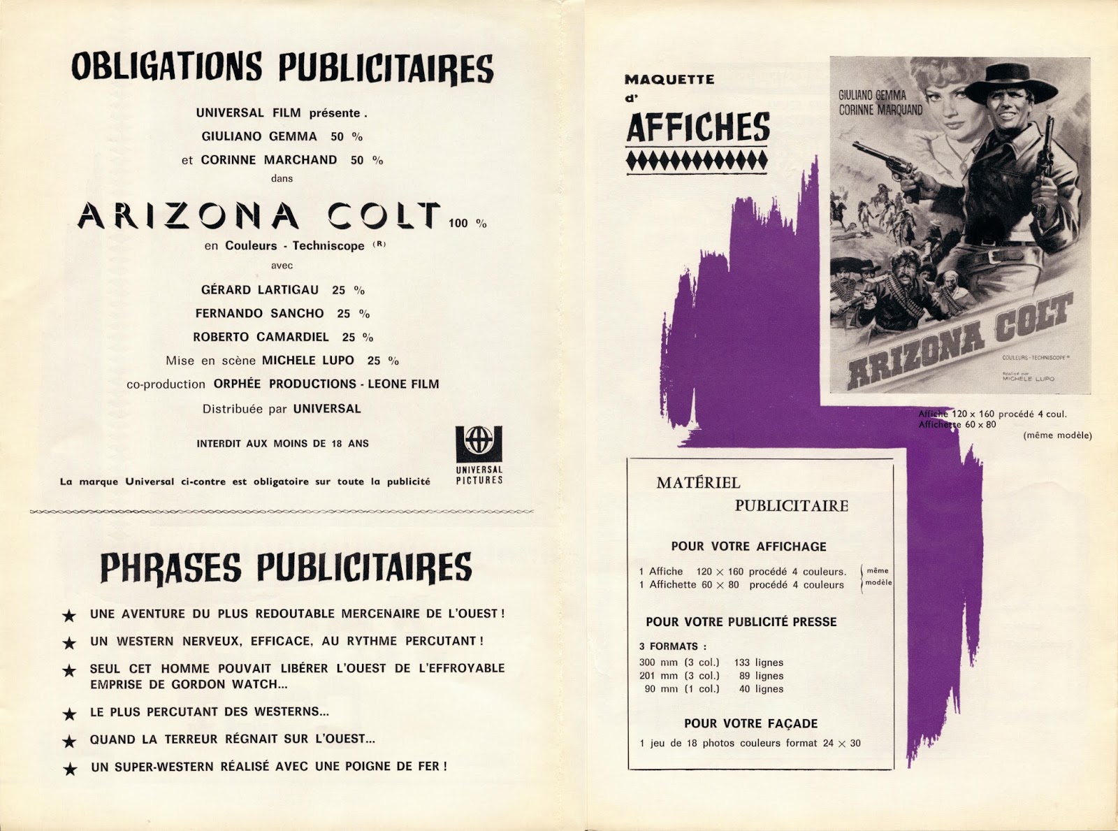 MON NOM EST PERSONNE: LES IMAGES DU WESTERN SPAGHETTI.: "ARIZONA COLT ...
