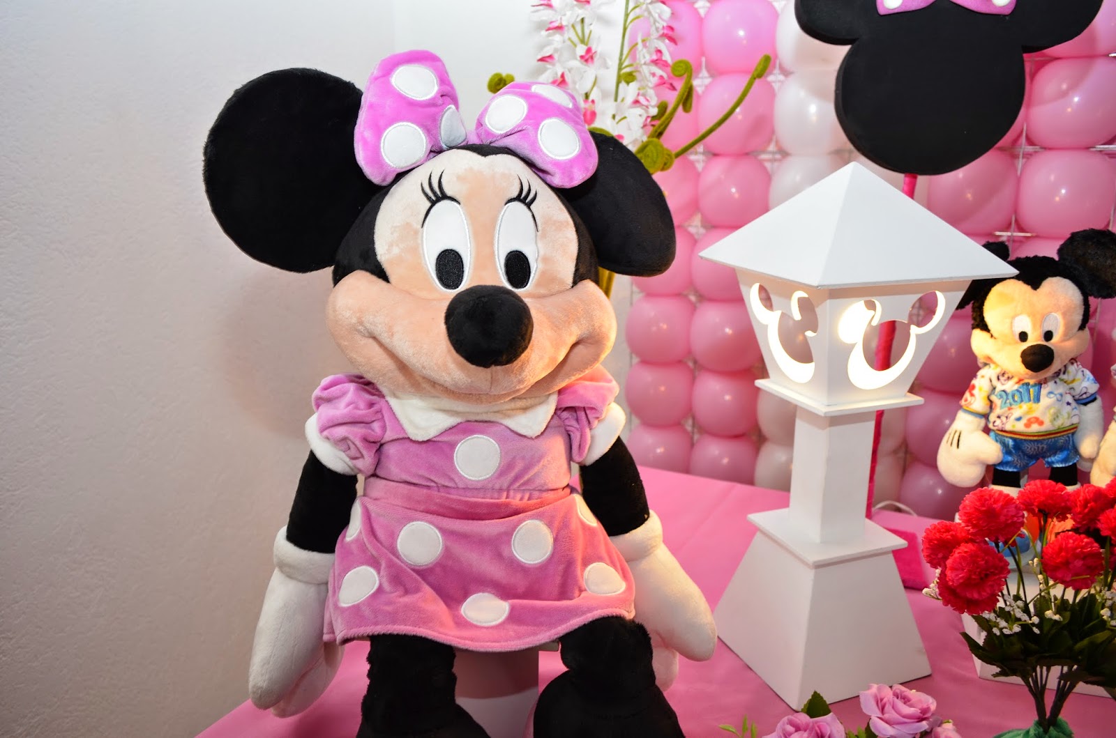 Tininha Decorações: Minnie Rosa