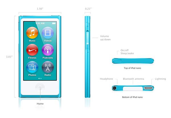 MillionNeeds: Apple’s 7th-generation iPod Nano grows up, gets colorful