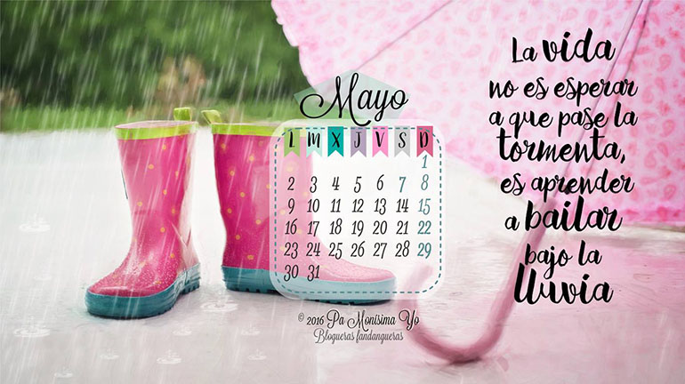 Fondos de pantalla con calendario de Mayo - Odisea gráfica
