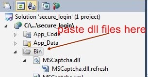 How to add and verify captcha codes on 3 tier login and registration page in asp.net ...