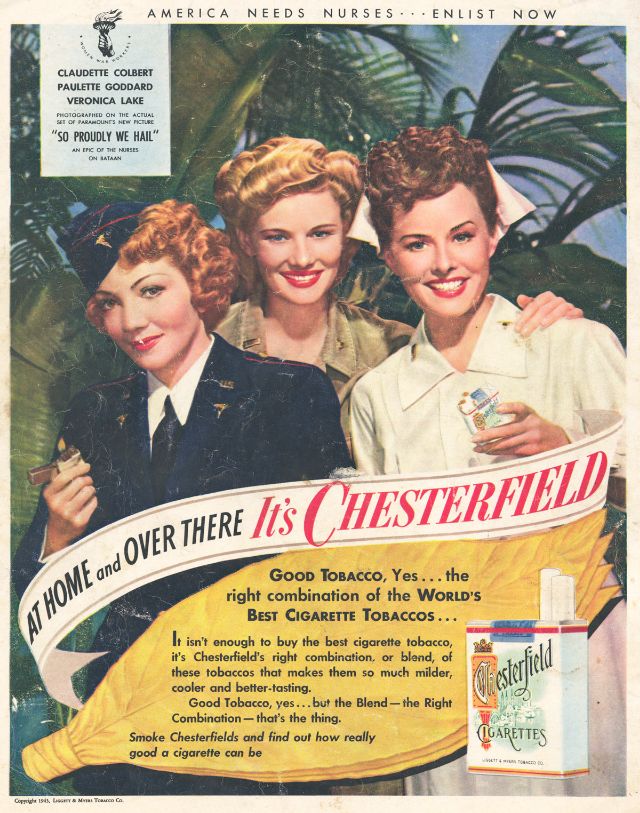40 Vintage Tobacco Advertisements Featuring Female Movie Stars From the ...