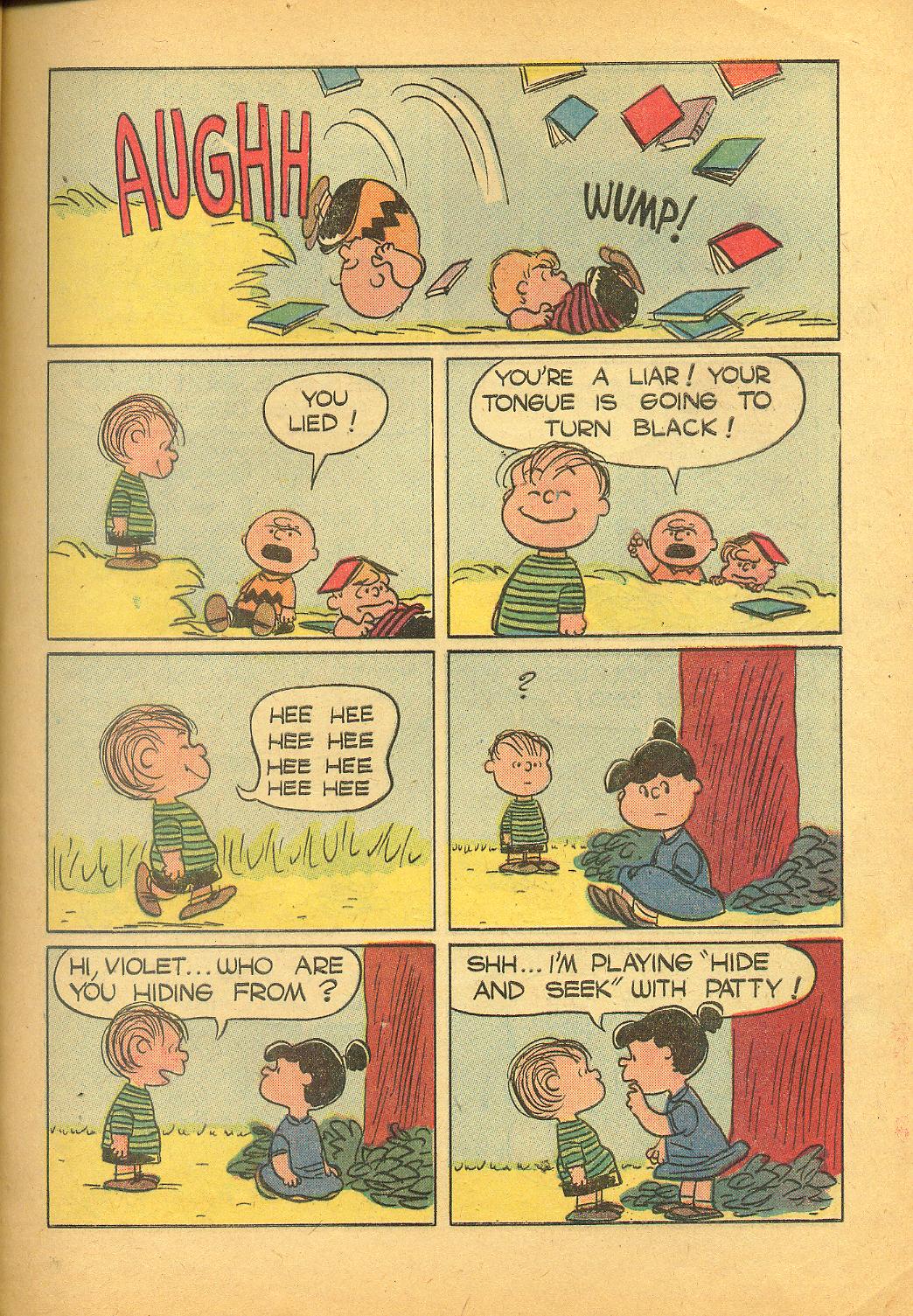 Four-Color Shadows: Peanuts-1958