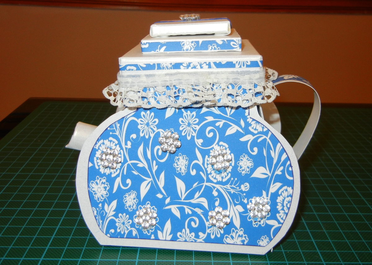 Jinky's Crafts & Designs: Teapot Exploding Gift Box By Jan Bennett