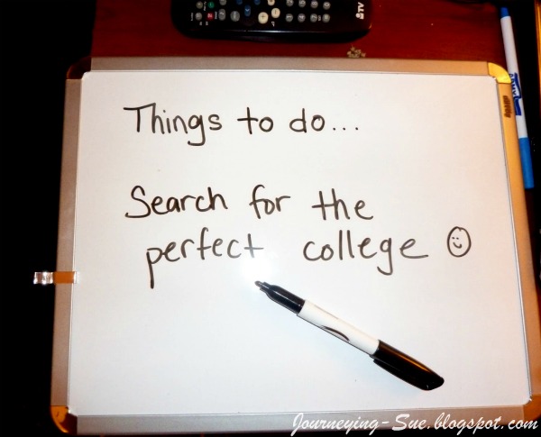 Journeying Sue: College Visits (Part 1): Before the Visit