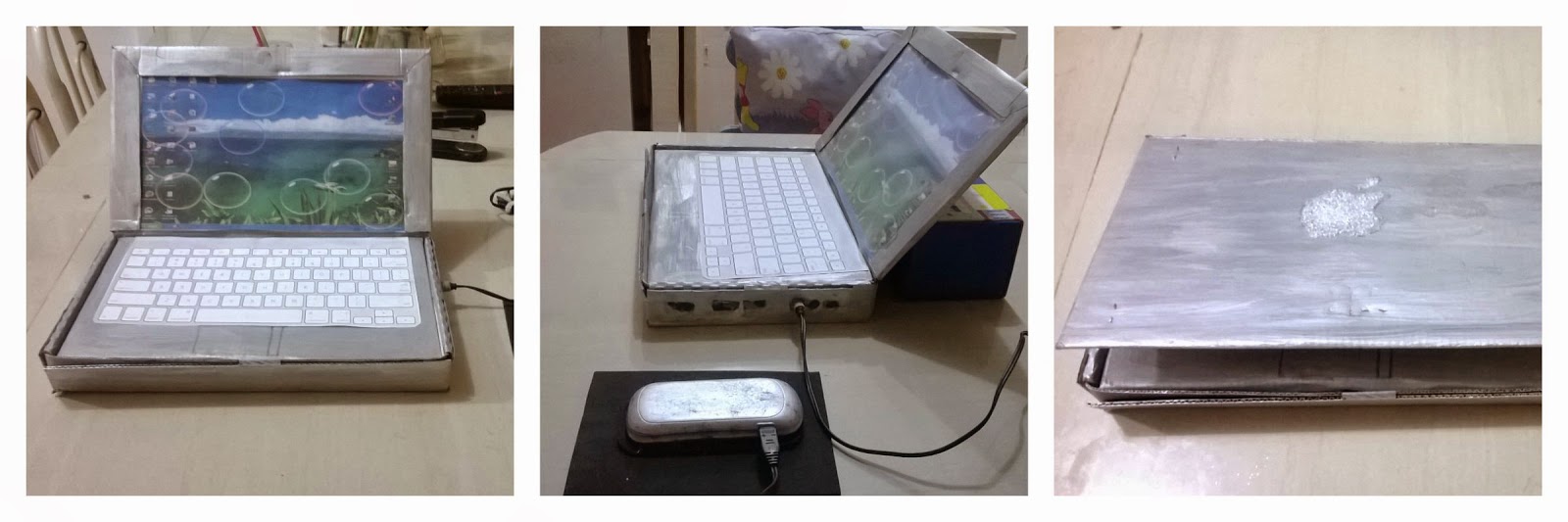 Tocando Mis Sueños: TUTORIAL LAP TOP DE CARTÓN