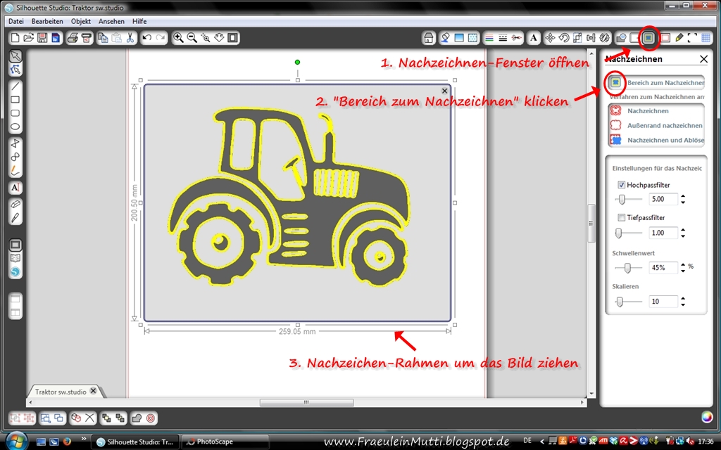 FräuleinMutti: Plotter Tutorial #1: Wie erstelle ich ein eigenes Motiv?