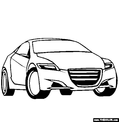 Coloring Pages for Kids: Car Coloring Pages for Kids