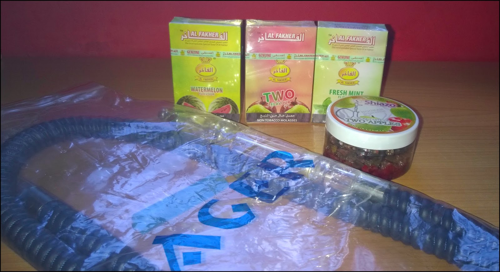 FumaShisha: Manguera Ager Hielo, Shiazo dos manzanas, Hierbas Al-Fakher ...