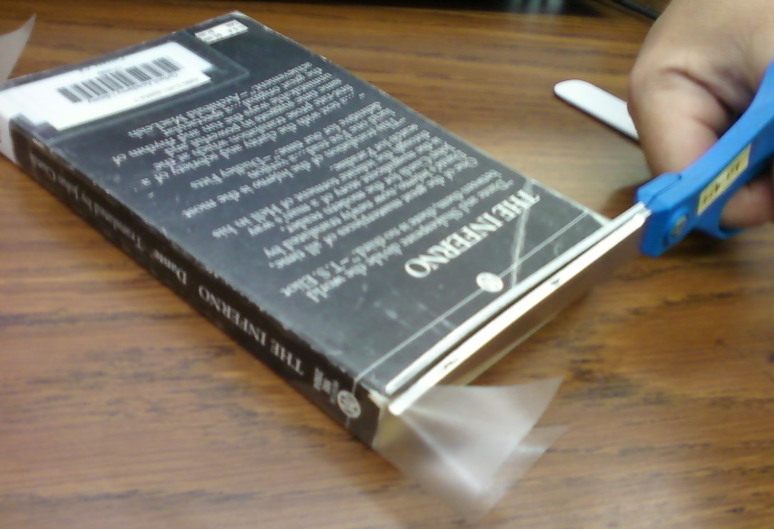 Smells Like Library: BOOK PROCESSING : Covering Paperbacks With Contact ...