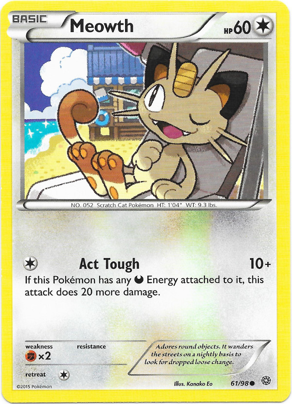 Meowth -- Ancient Origins Pokemon Card Review | PrimetimePokemon's Blog