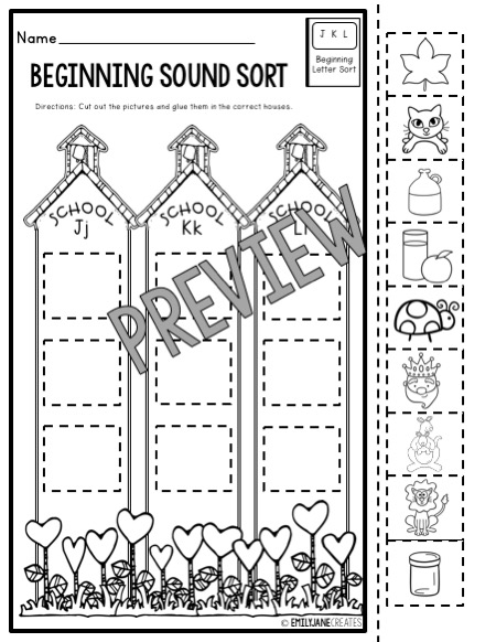 Emily Jane Creates: SEPTEMBER NO PREP LITERACY AND MATH PACKET