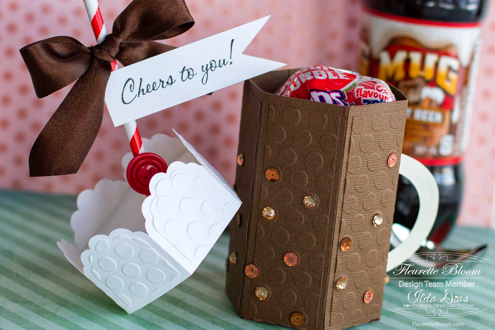 I Love Doing All Things Crafty: 3D Paper Root Beer Float Treat Box ...