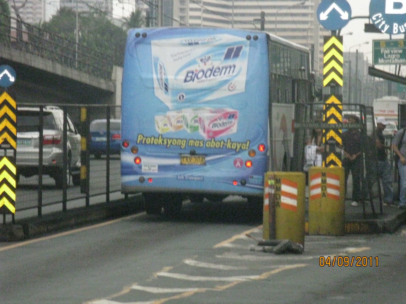 Bus Ads in the Philippines: BIODERM
