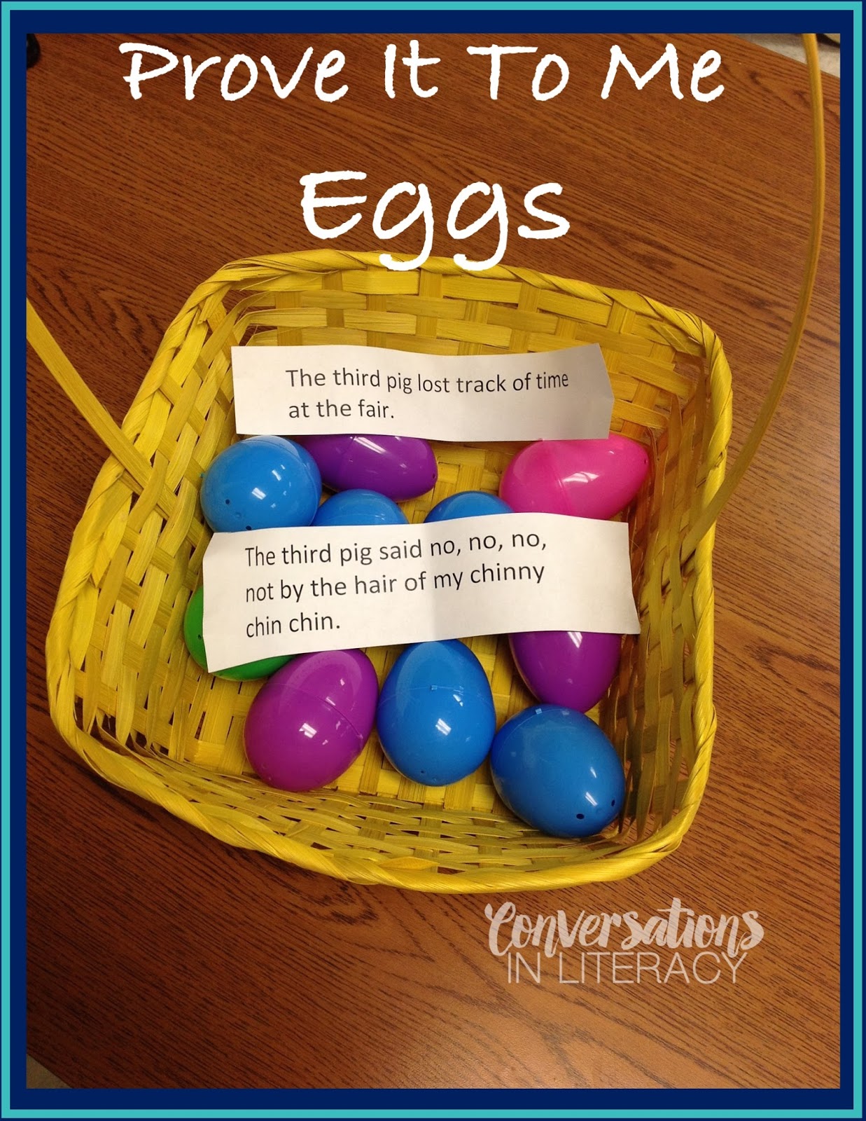 Prove It To Me! - Conversations in Literacy