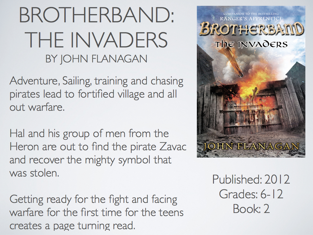 Young Adult Reading Machine: Brotherband: The Invaders by John Flanagan