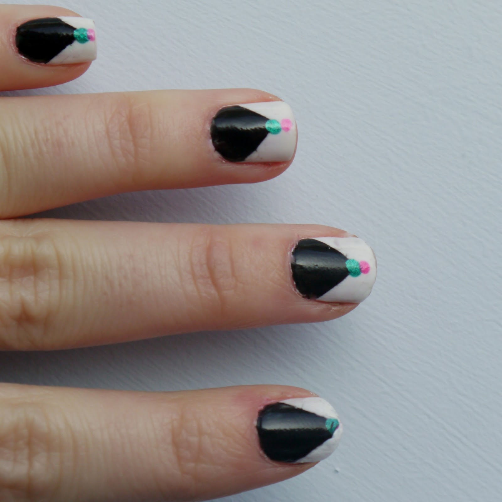 Sew Here's The Bling : Harlequin Inspired Nails