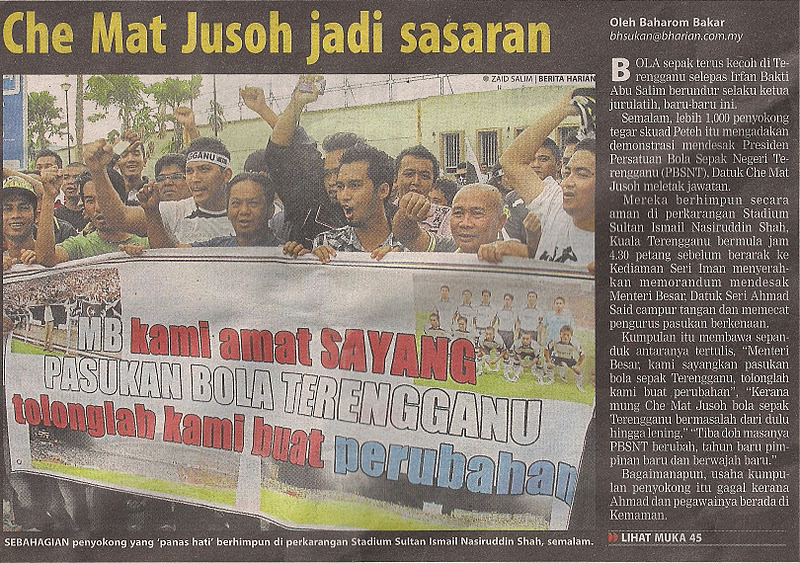 KomenSen: KESIAN SAMA CHE MAT JUSOH