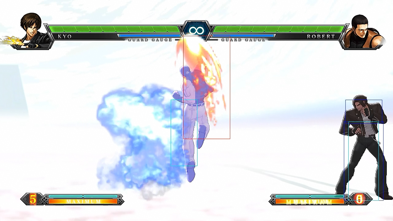 KOF XIII HITBOX: Robert