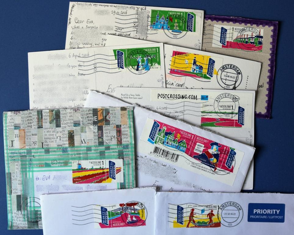 Mail Adventures: Complete Series of Postcrossing Stamps!