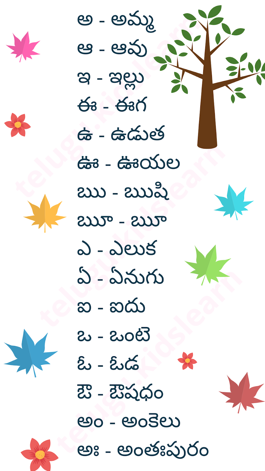 Telugu Words telugu-words