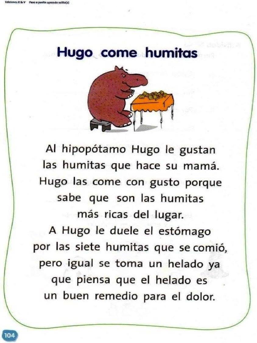 Fichas de Primaria: Lecturas sencillas