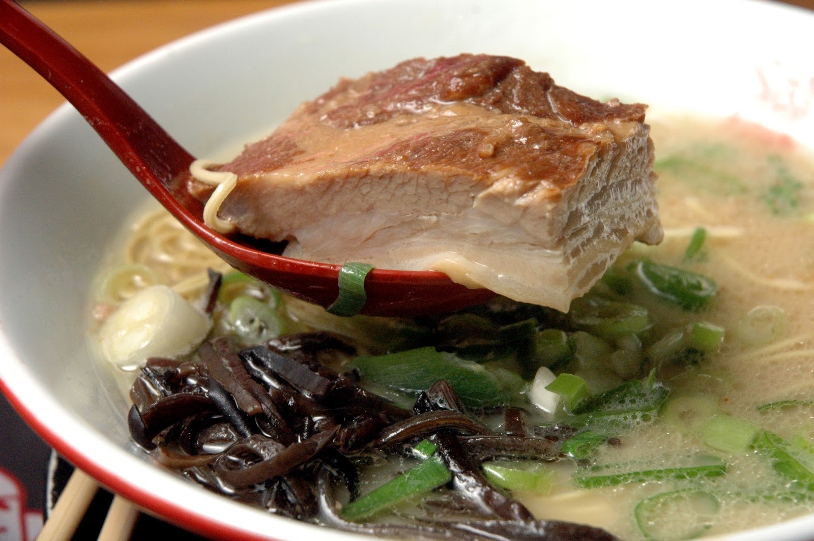 DUDE FOR FOOD: The Original King: Ramen Nagi's Classic Butao on a Rainy Day