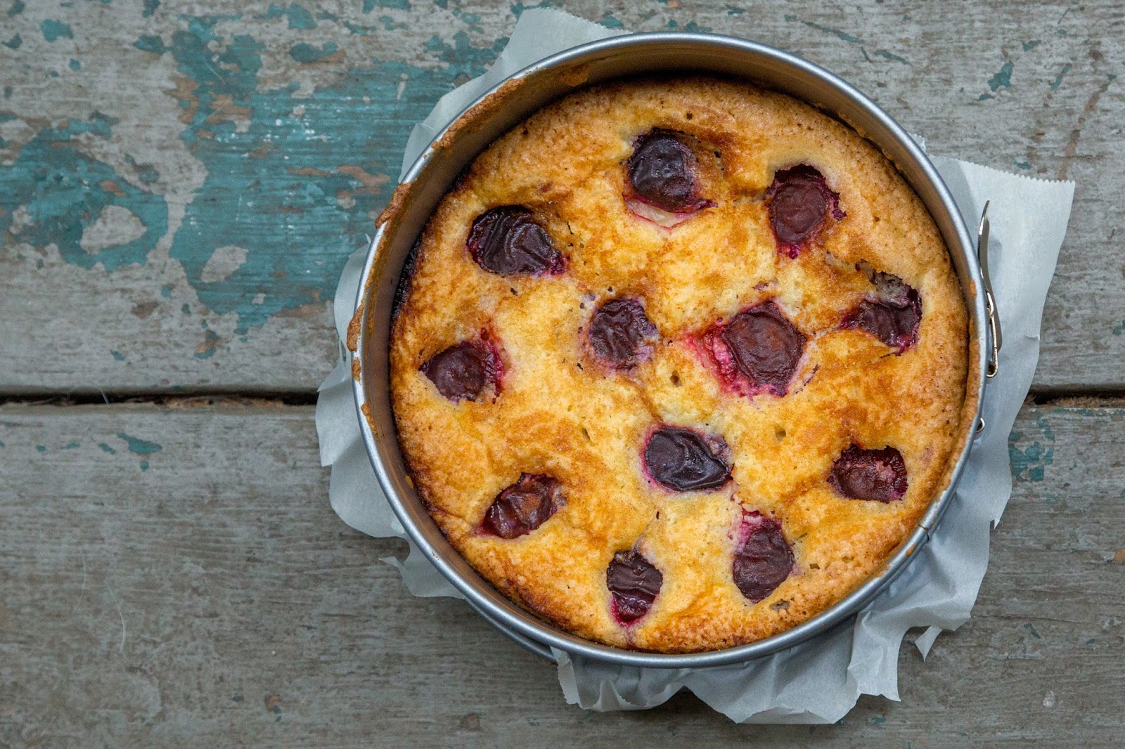 113 grams of butter: Italian Plum Cake, aka summer fruit cake
