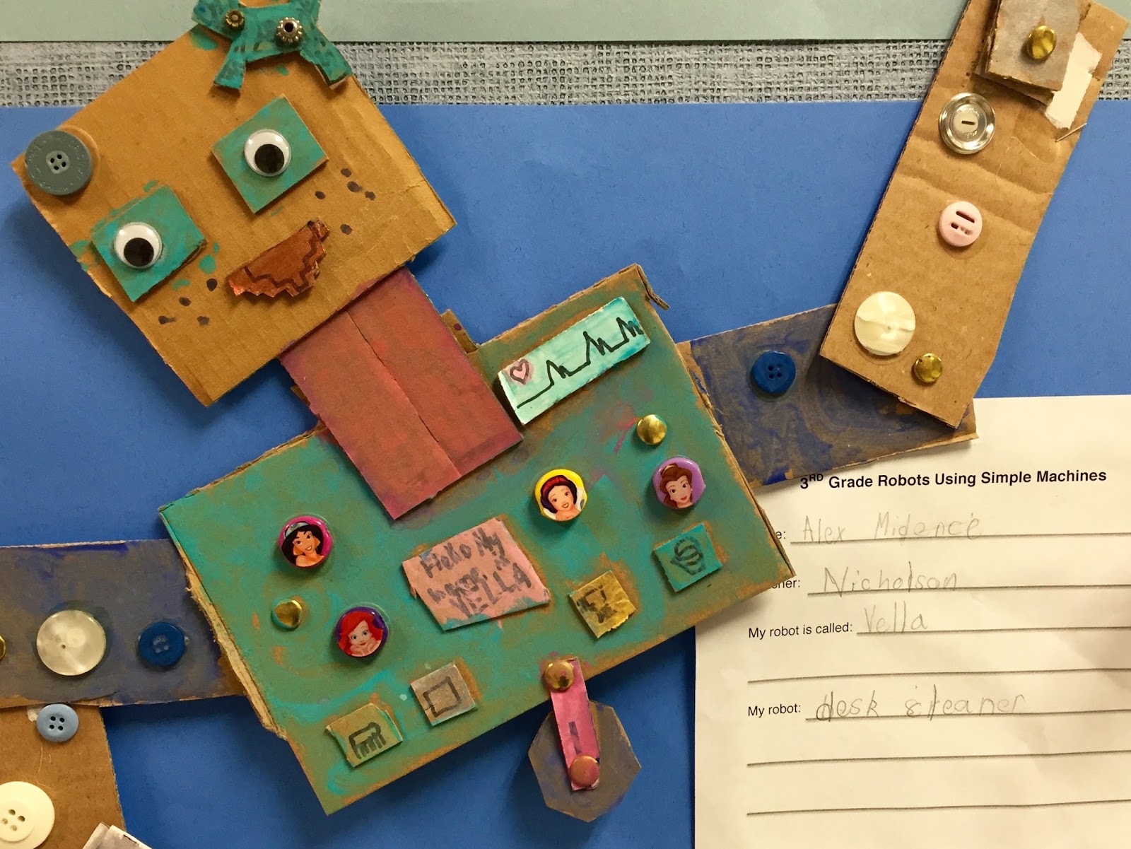 (the way cool) Donald Art Room: way cool lesson: Chore Robots using ...