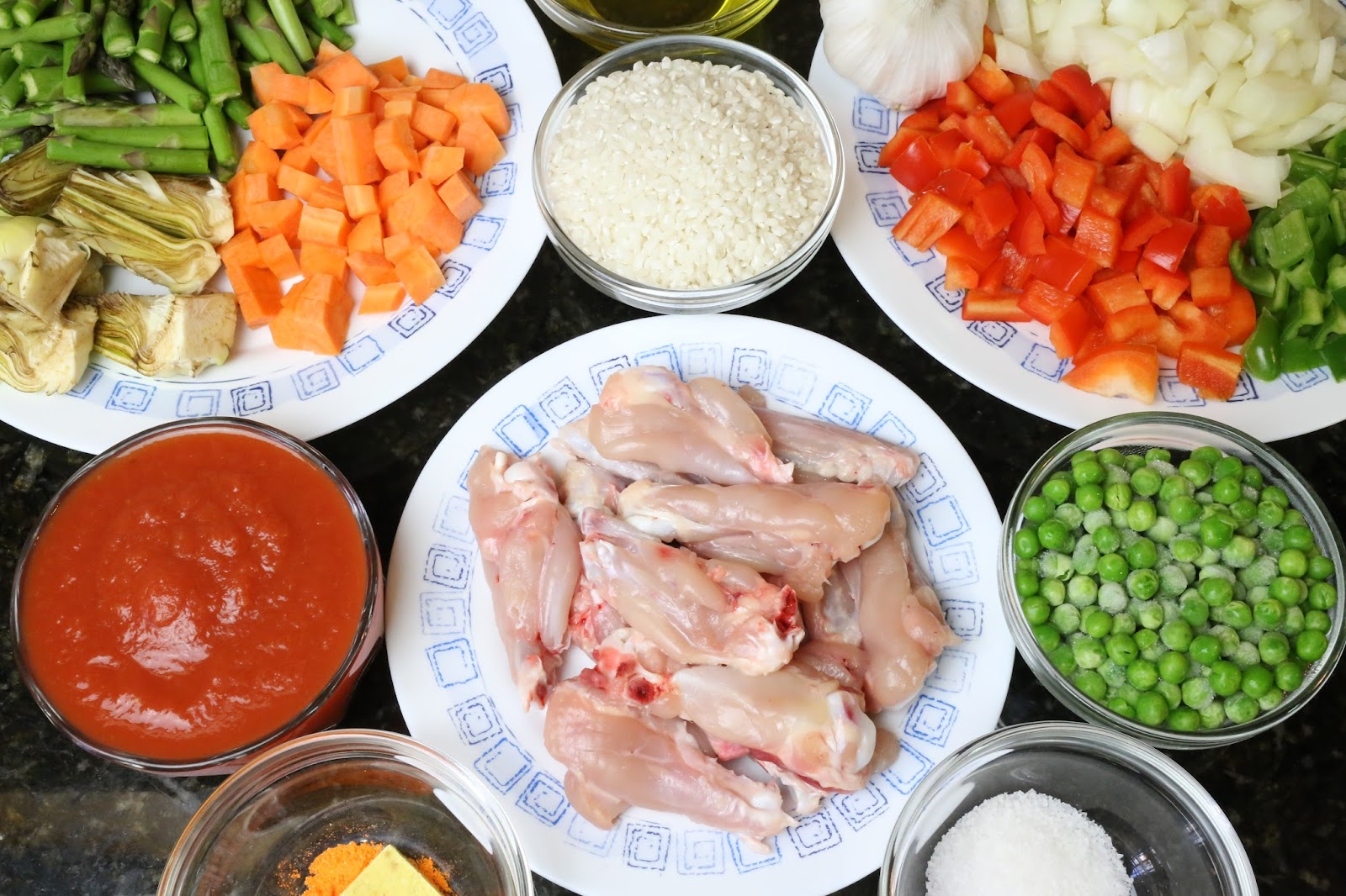 Cocina andaluza: Arroz con pollo y verduras Cocina andaluza: Arroz con pollo y verduras