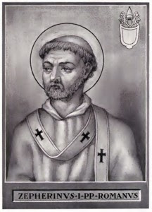 Conscientious Catholic: St. Zephyrinus, Pope/Martyr