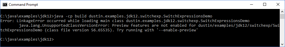 Inspired by Actual Events: Playing with JDK 12's Switch Expressions