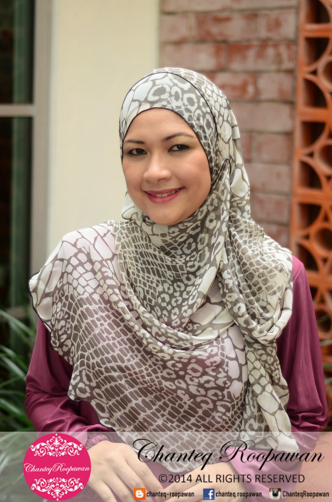 Chanteq Roopawan: CORAK BARU ~ Selendang Panjang Chiffon Bercorak (Long ...