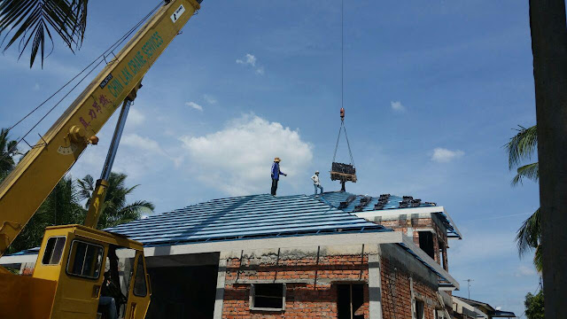 Pemasangan Bumbung Di Rumah | Maria Firdaus