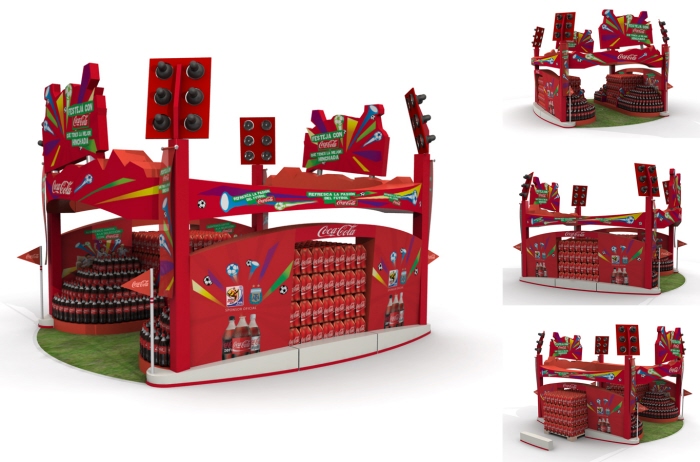 MESH IN-STORE INSPIRATION: Coca Cola Football POS