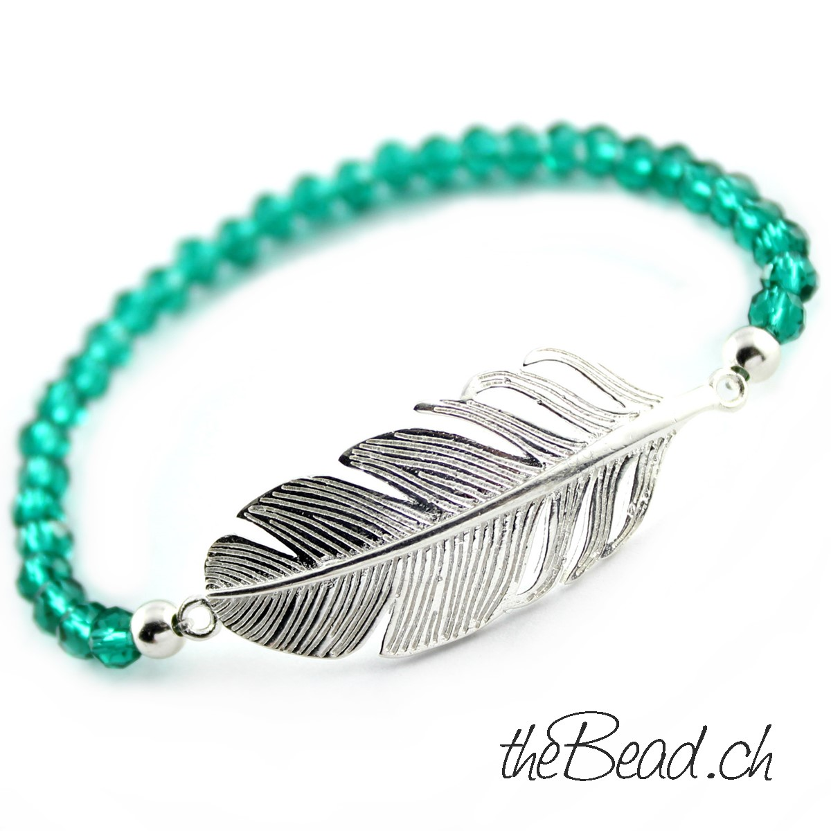 www.theBead.ch: FEDER Armbänder aus 925 Sterling Silber mit ...