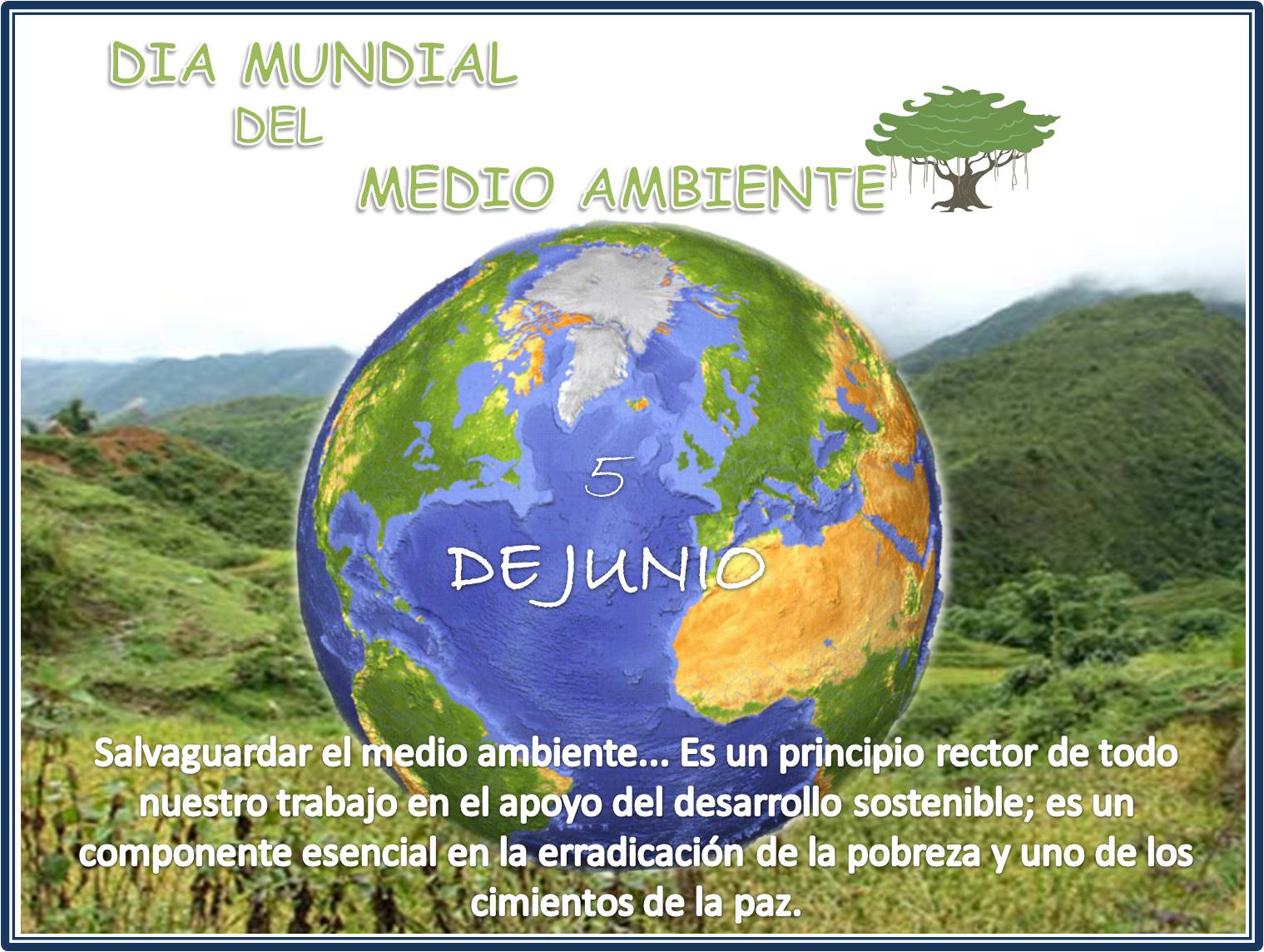 Biología: Triptico - Día mundial del medio ambiente. Biología: Triptico - Día mundial del medio ambiente.