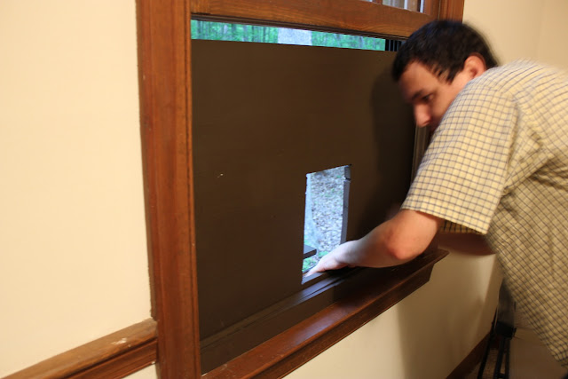 *The Handcrafted Life*: How To: Build a Custom Cat Door in a Window ...