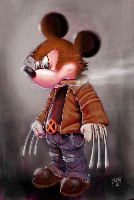 Comic Art: Mickey Mouse - Wolverine