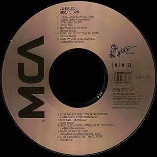 The Soul Vendor: Jeff Redd - A Quiet Storm 1990